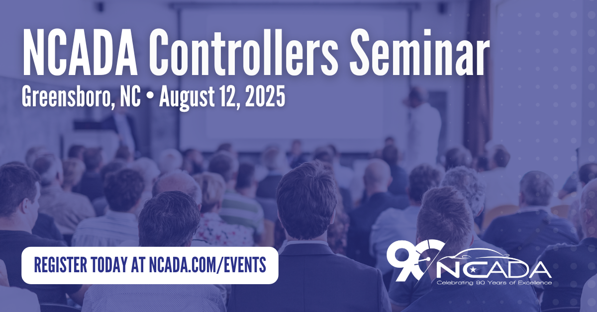 The NCADA Controllers Seminar Is Just Two Weeks Away!