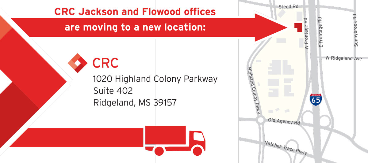 CRC Jackson & Flowood Have a New Address