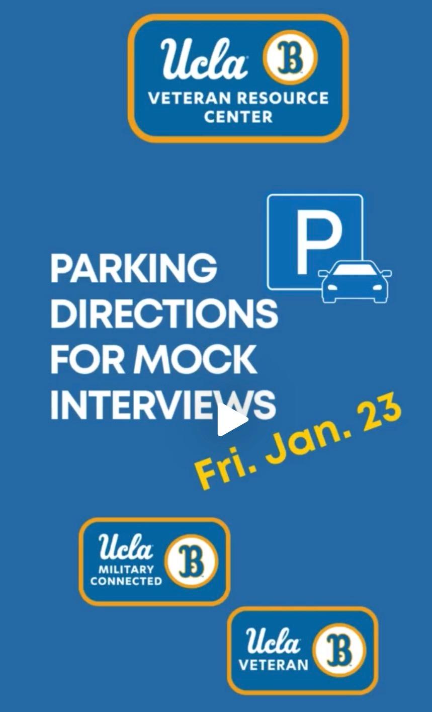UCLA Veteran Mock Interview Event Details for Guests