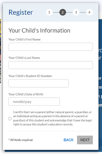 CCGI Parent/Guardian Account Information