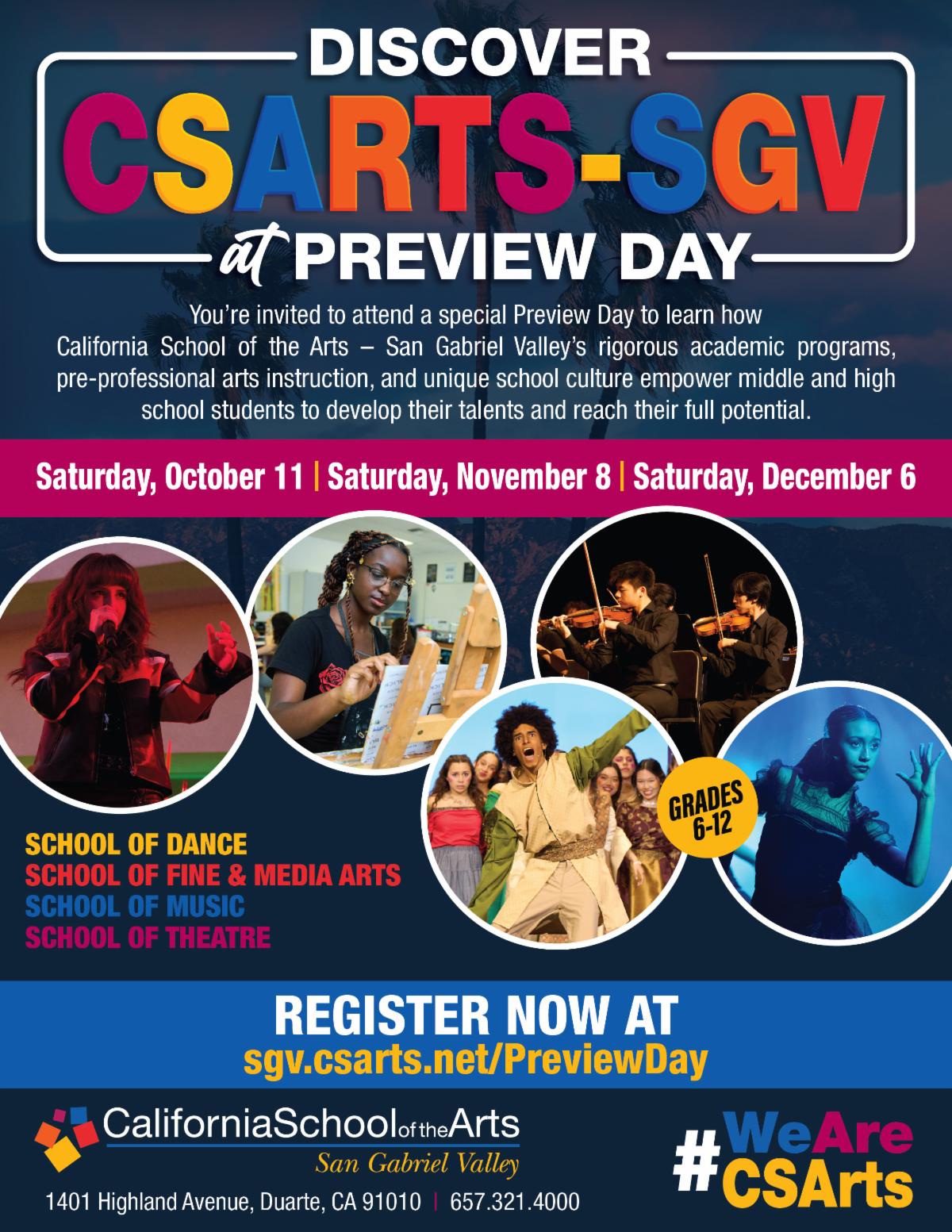 CSArts-SGV Weekly Wrap - September 12, 2025