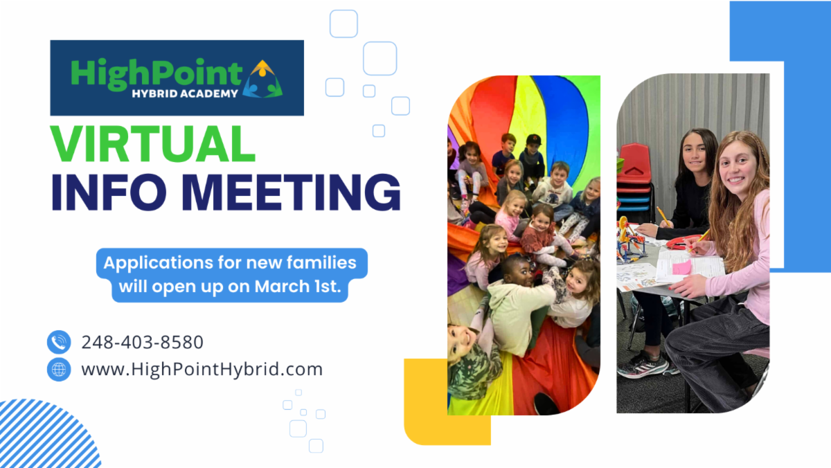 You're invited to our virtual info meeting tomorrow!