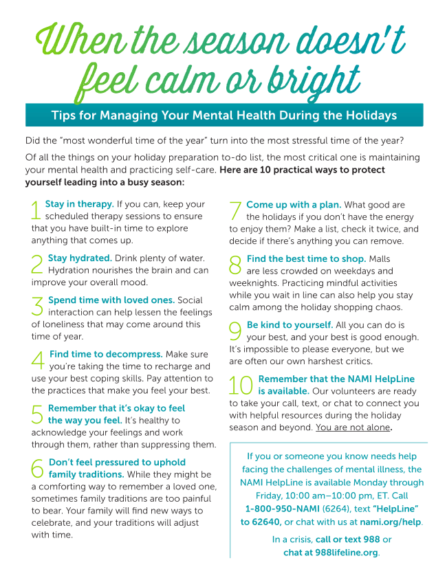 Mental Health Moment by NAMI