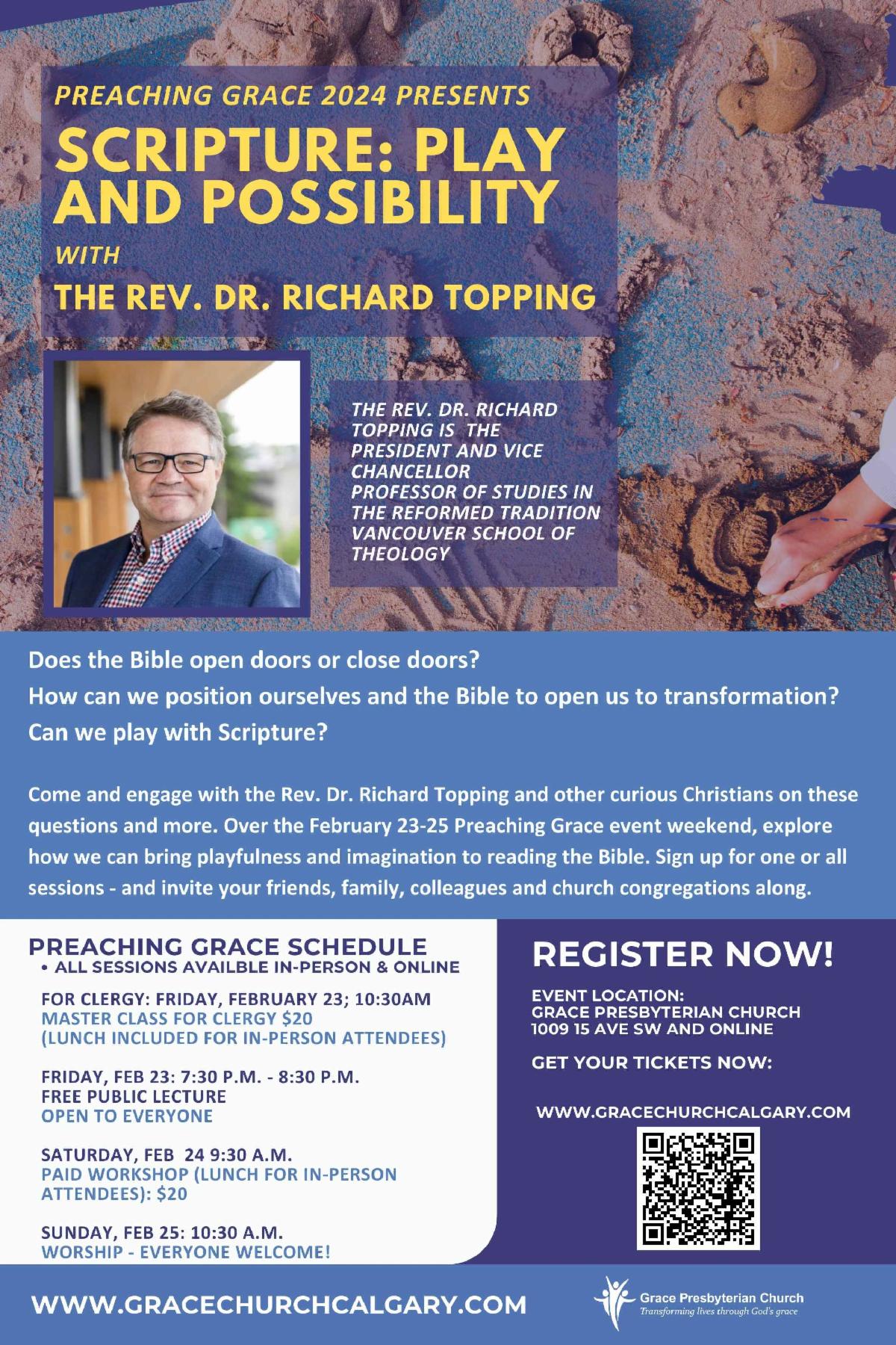 Save the date or sign up now: Preaching Grace 2024 Presents Scripture ...