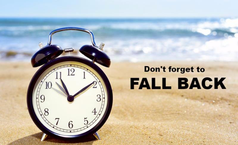 Time to set your clocks back