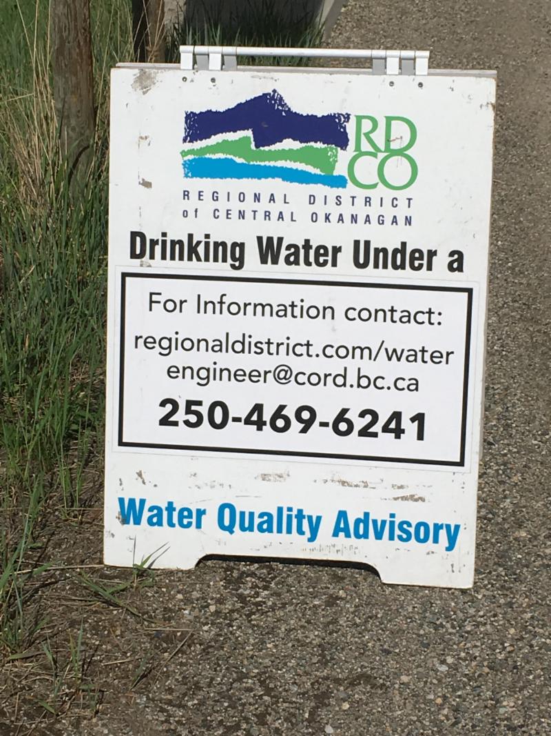Water Quality Advisory - Westshore Estates / Killiney Beach