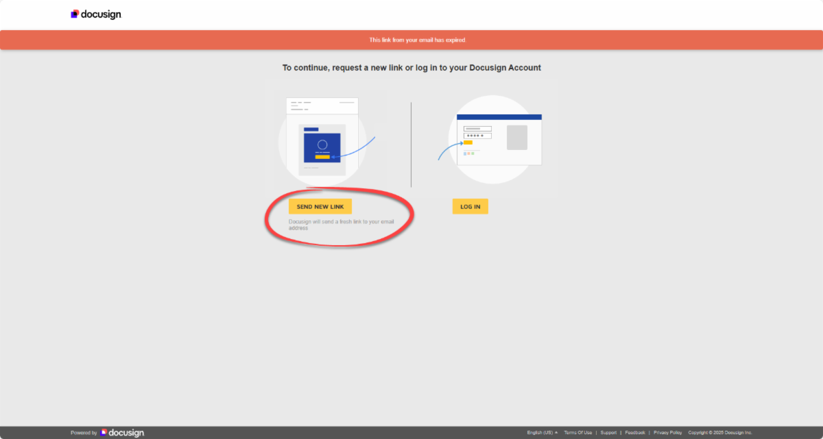 Special Quest: 12-15-2025 | Expired Links When Using DocuSign for ...
