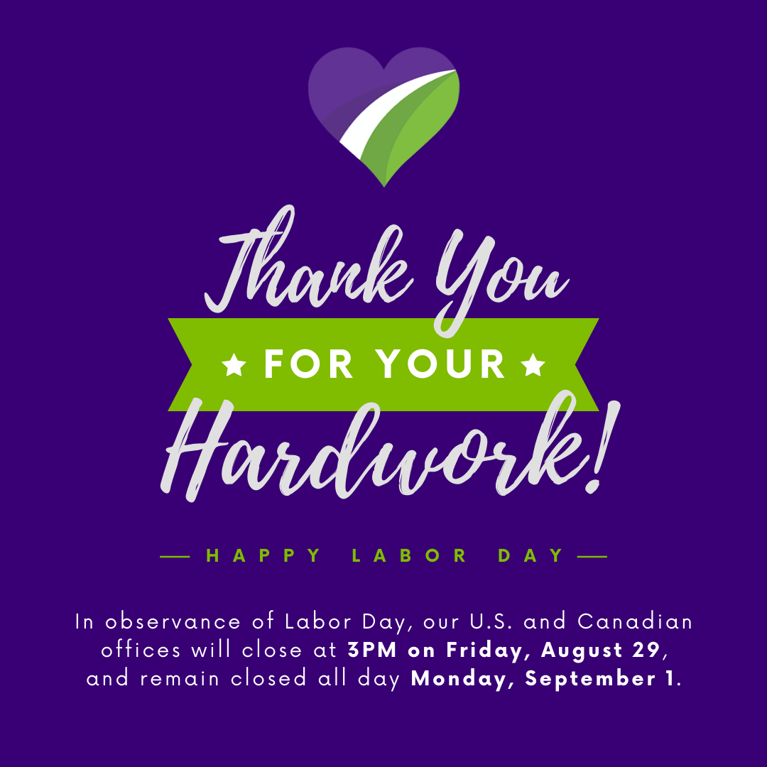 Labor Day Office Closure Reminder