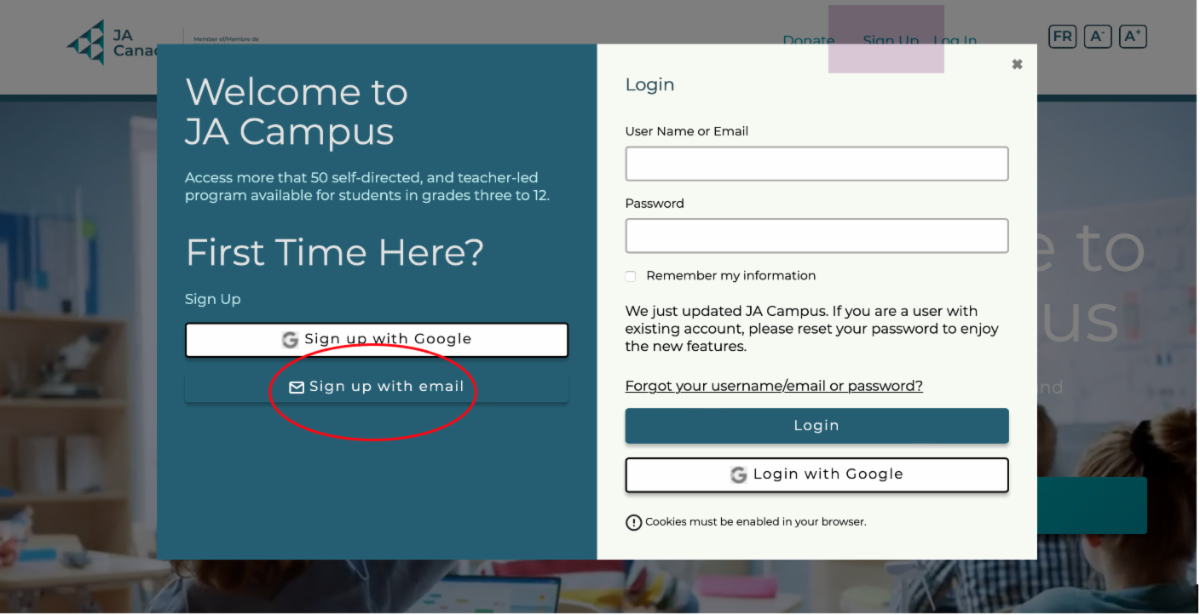 Student Orientation Recordings, Accessing the JA Campus & HQ and Next Steps