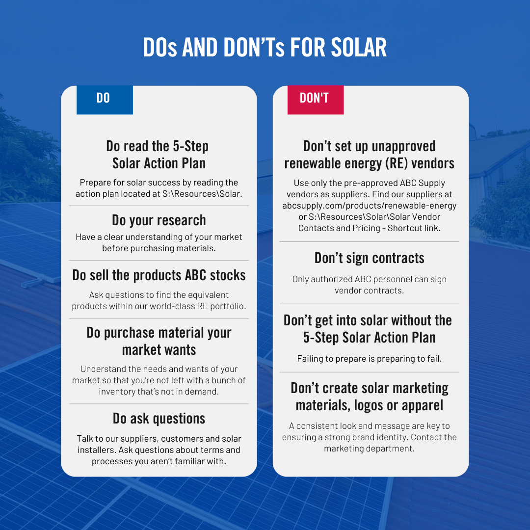 Boost Your Solar Knowledge With Dos & Don'ts and Solar Classrooms