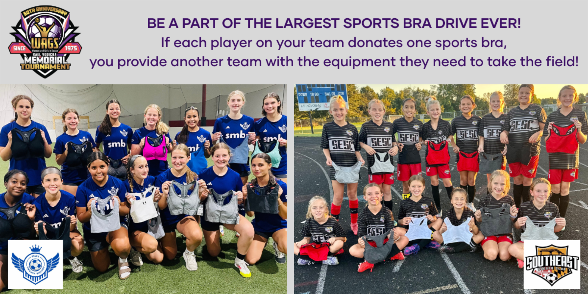 WAGS Tournament Sports Bra Drive