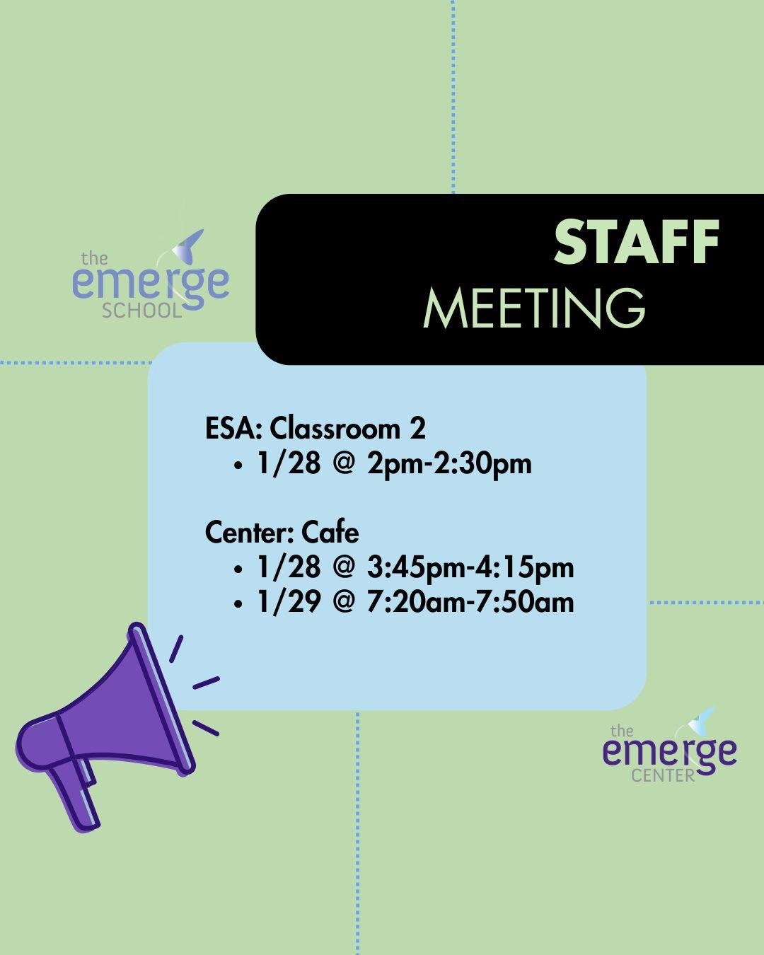 Monday Memo January 26th