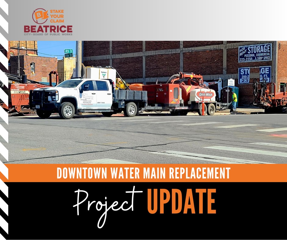 Downtown Water Main Project Update and Changes