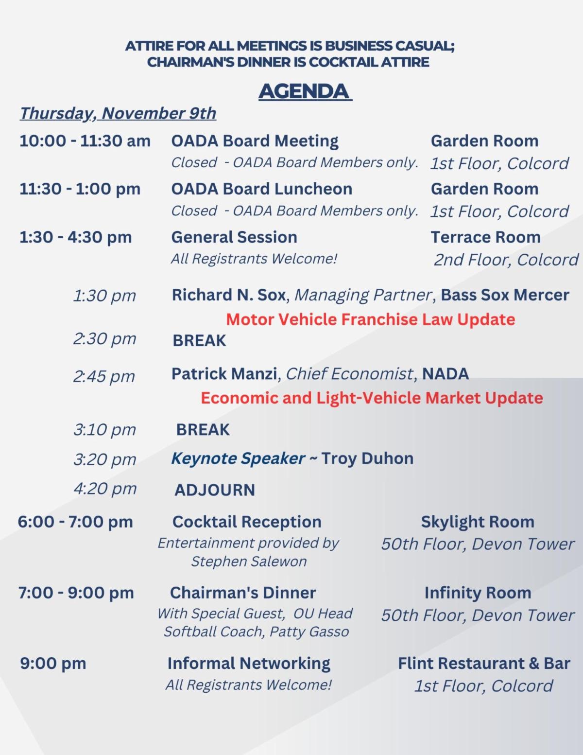 URGENT - 2023 OADA Annual Meeting Registration Deadline