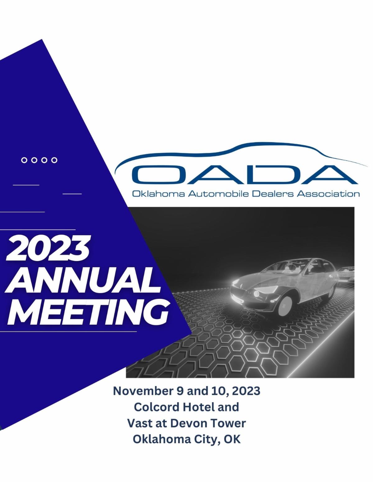 URGENT - 2023 OADA Annual Meeting Registration Deadline