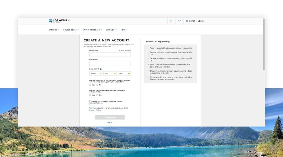 Inside: Your Reservation and Cabin Number