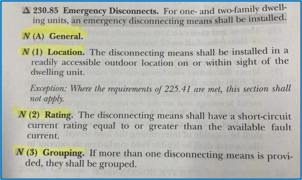 Building Code Update: New Emergency Disconnect Rule & Improved CO Process