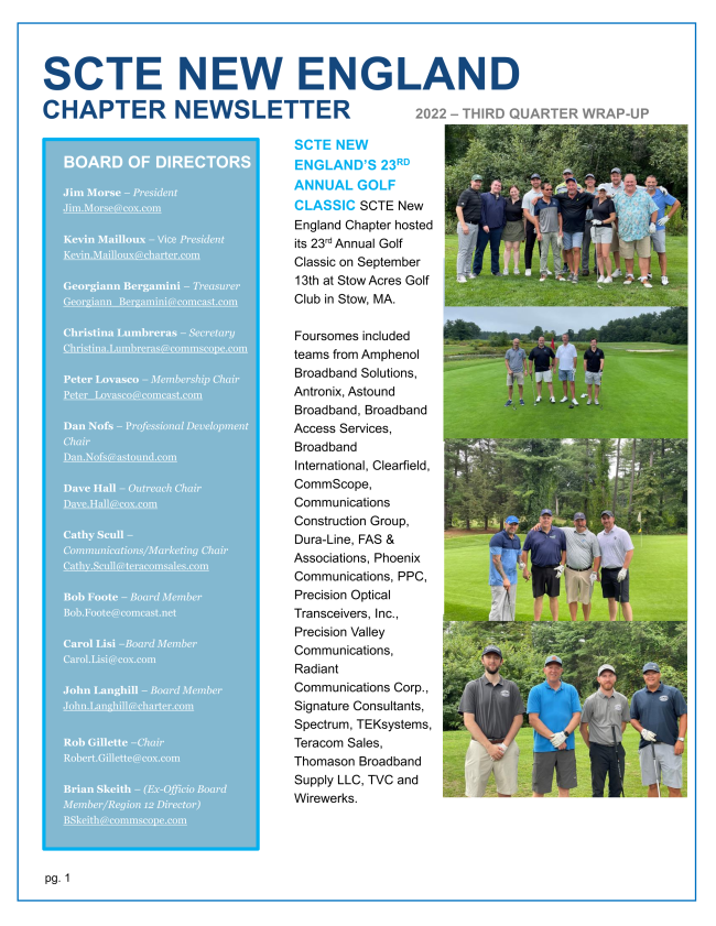 The 3rd Quarter Wrap-up Newsletter is Here!