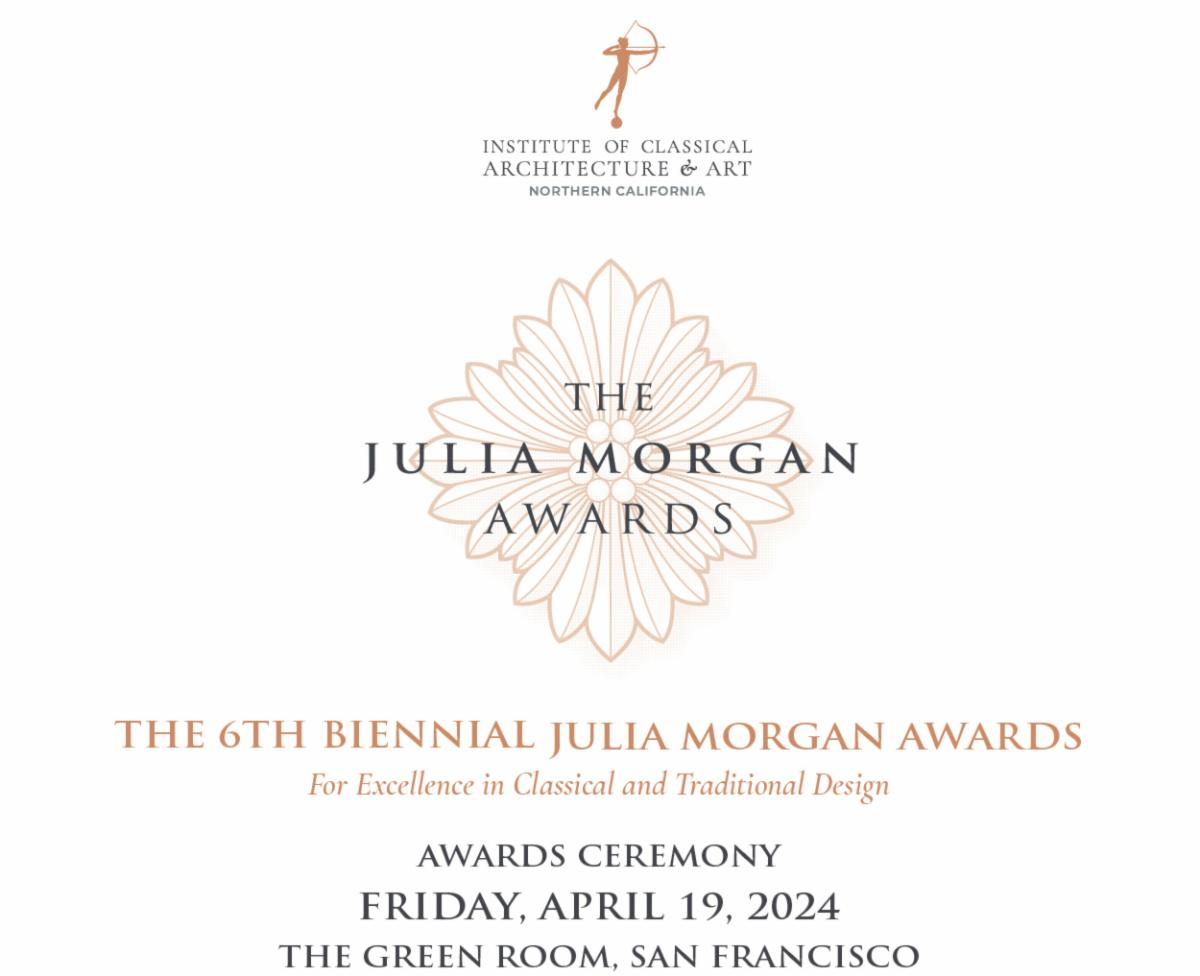 THE 2024 JULIA MORGAN AWARDS - BECOME A SPONSOR!