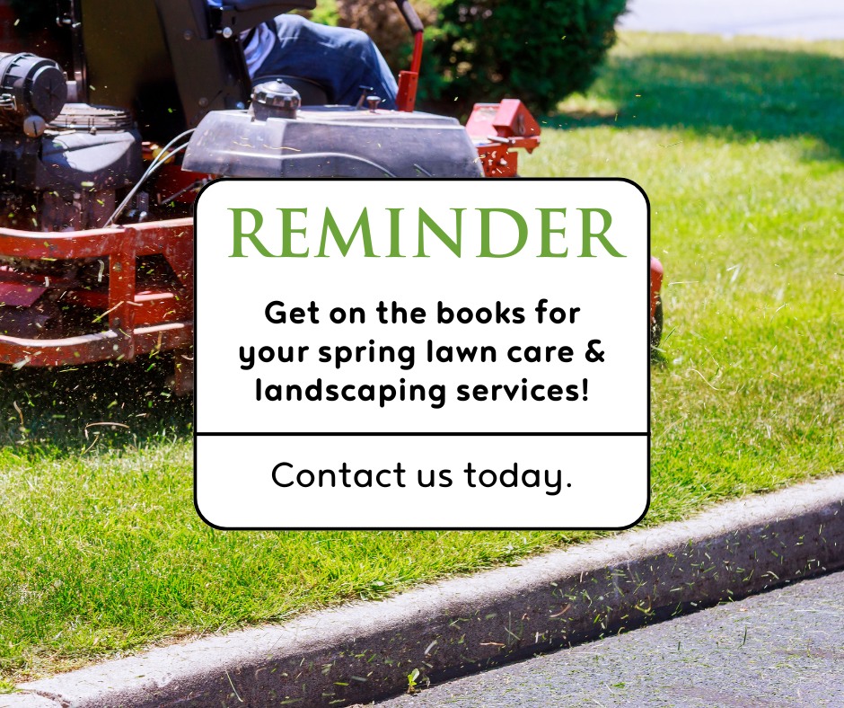 REMINDER: Spring Services are now DUE!