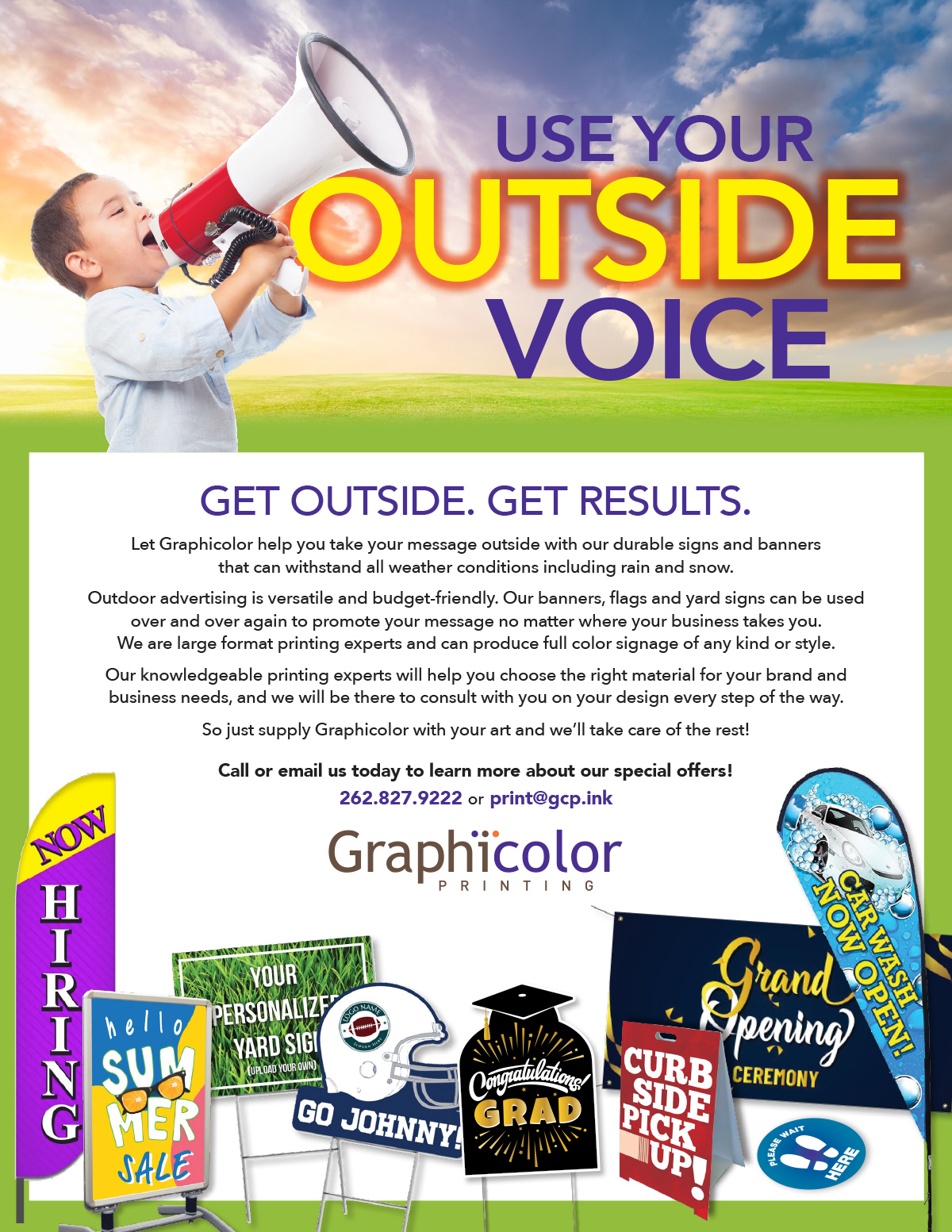 Use Your Outside Voice!