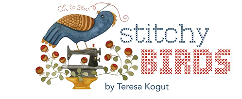 Touchstones by Shell Rummel & Stitchy Birds by Teresa Kogut are Here!