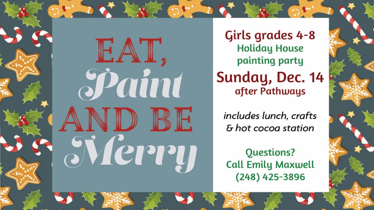 Guest Rev. Gary DeVries this Sunday; Join the Choir; Cookies, Chrismons & Carols; RTU Christmas ...