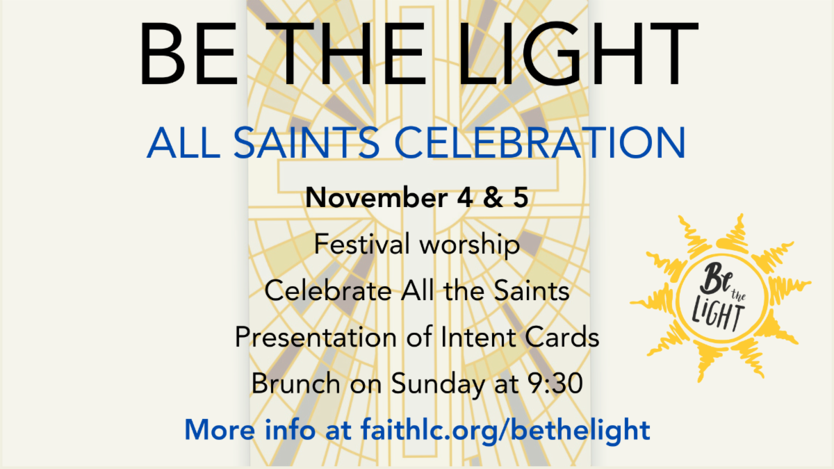 Faith Lutheran Enews October 27