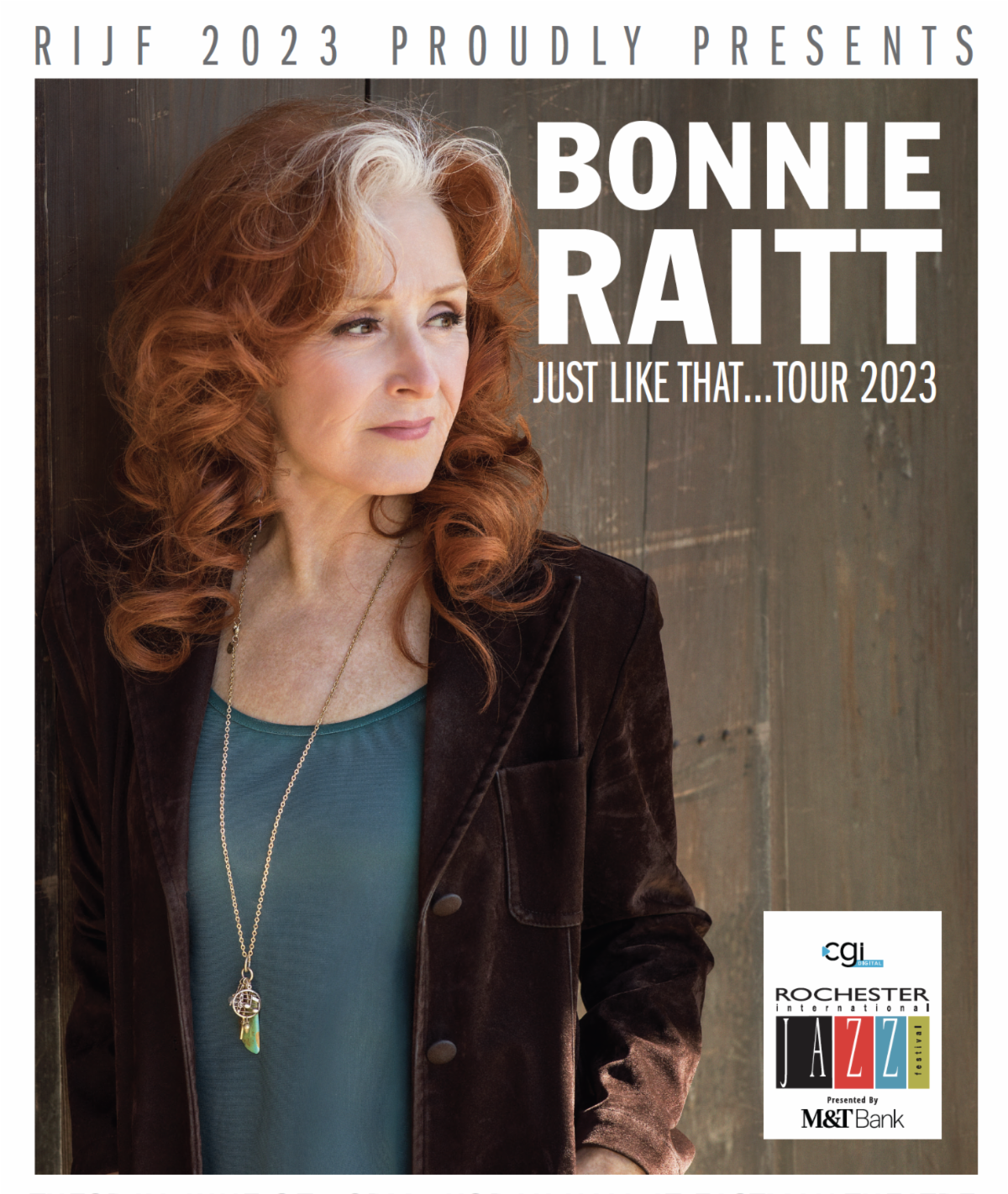 RIJF NEWS – Tickets for BONNIE RAITT: Just Like That…Tour 2023 On Sale ...