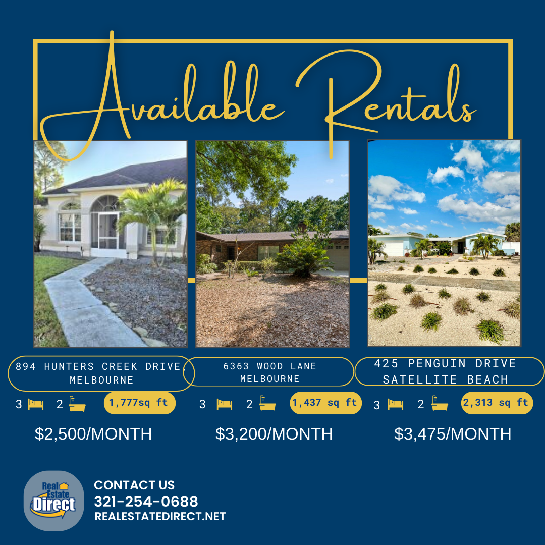 Our Top 3 Available Rentals This Week