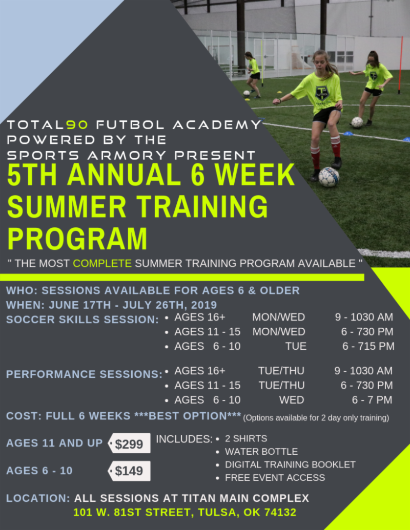 6 Week Summer Training Program