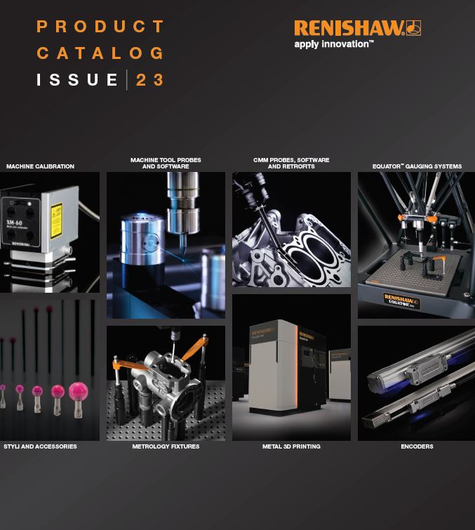 Nuevo catalogo de productos Renishaw