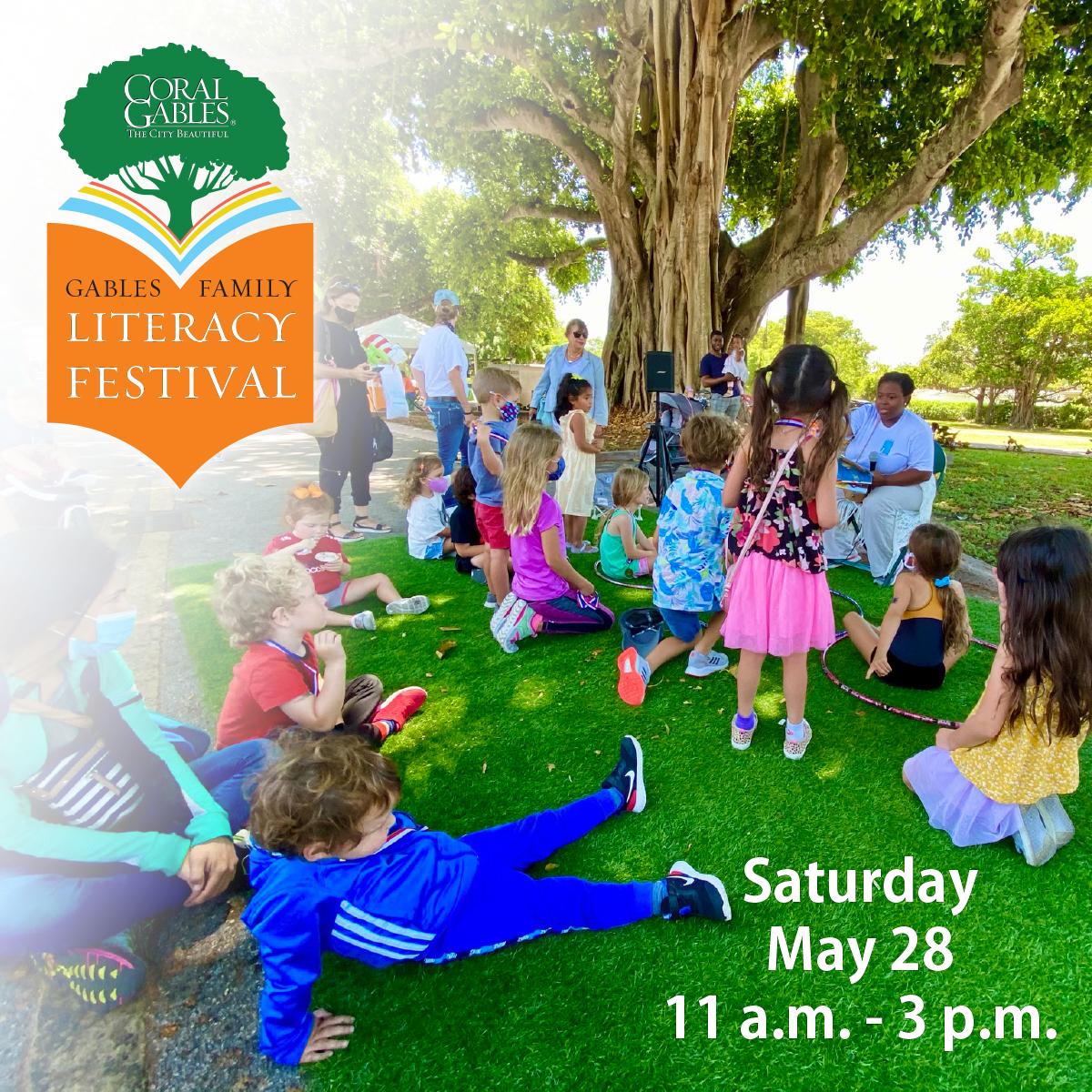 See You this Saturday at the Gables Family Literacy Festival