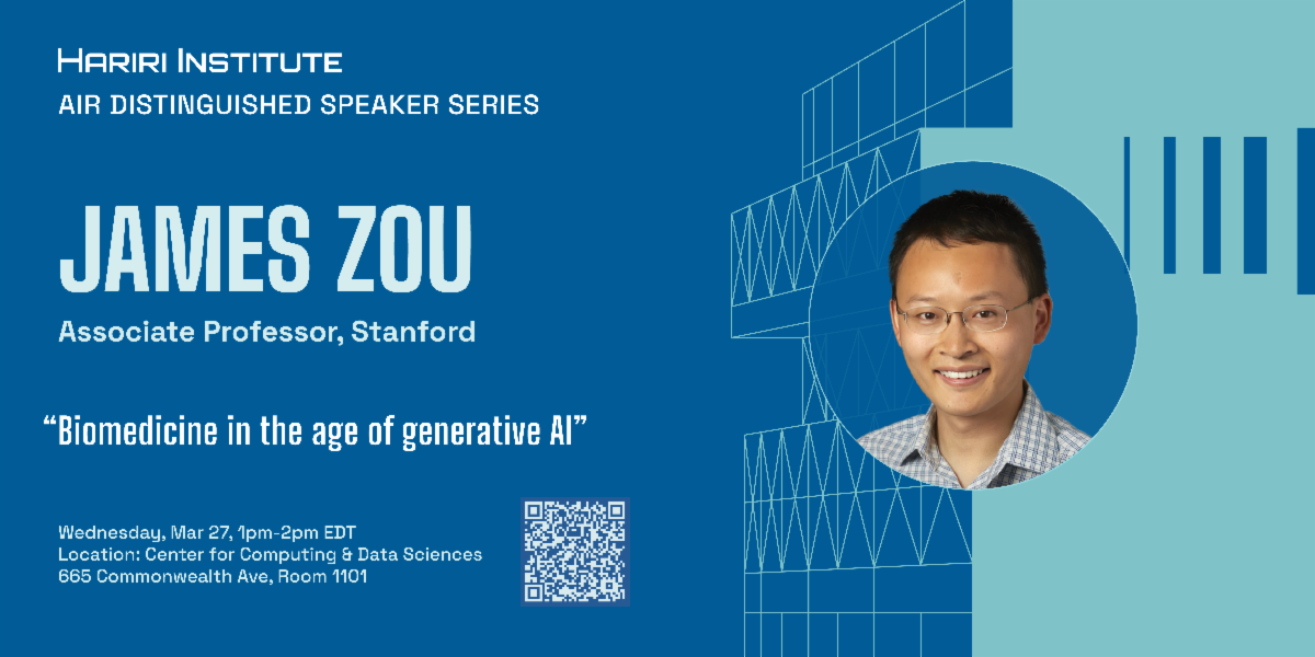 AIR Distinguished Speaker Series: James Zou, Stanford University