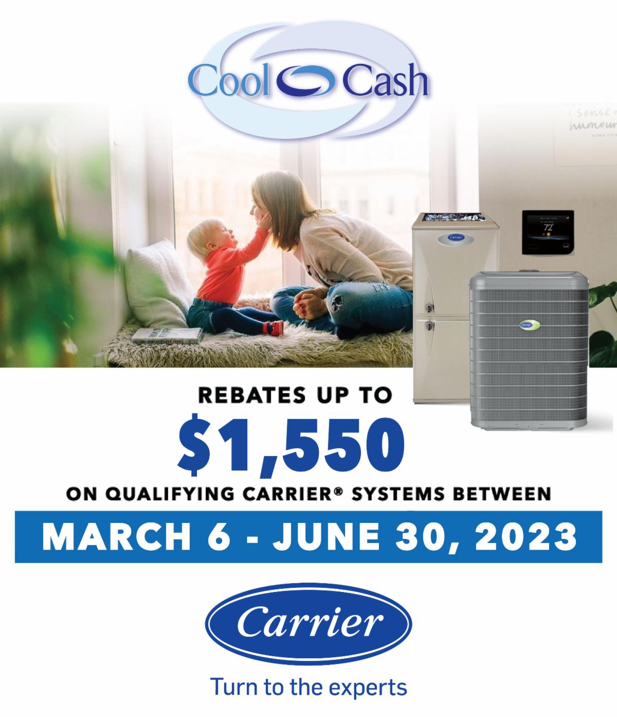 Spring Cool Cash EXTENDED through June 30th!