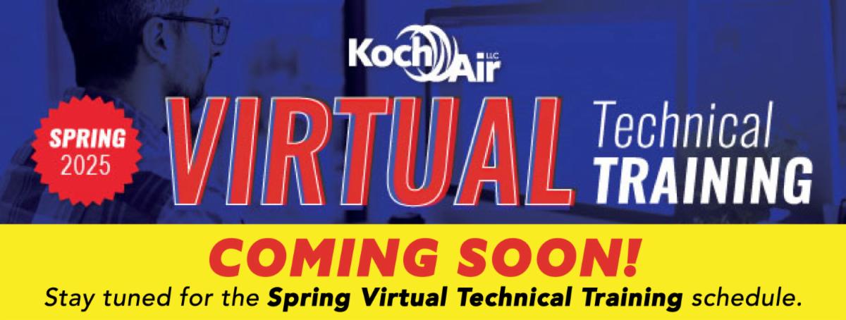 REGISTRATION OPEN! 2025 Spring Technical Training at Koch Air