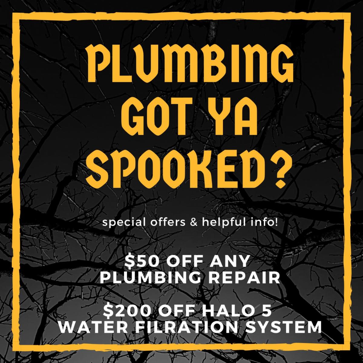 Beware! Don't let plumbing problems sneak up on you!
