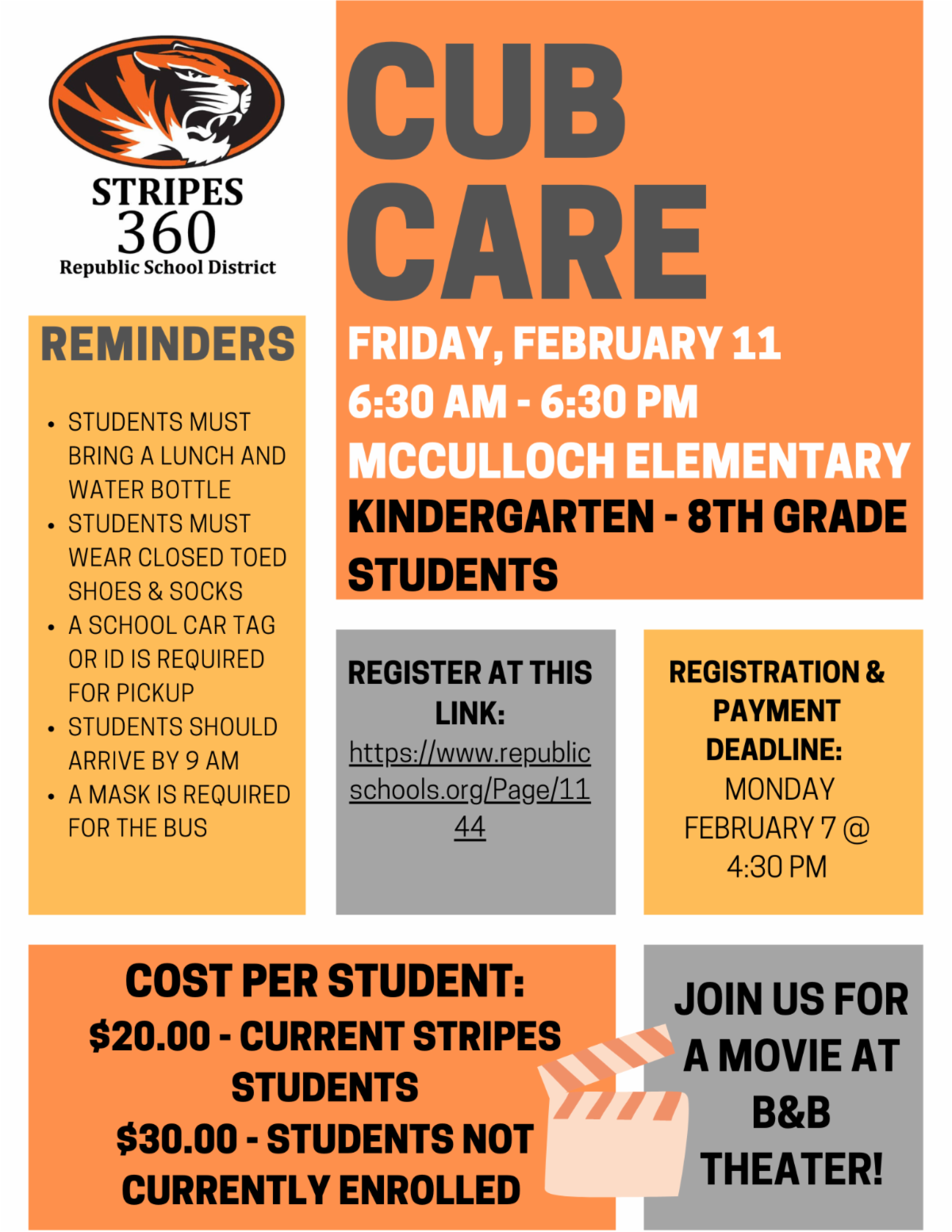 STRIPES 360 Family Newsletter - 1/24/22