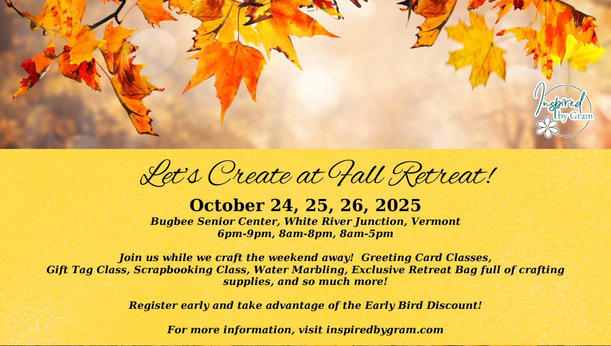 Let's Create At Fall Retreat In-Person, Porch Pickup, or To-Go!