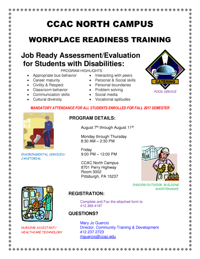 Pittsburgh OVR Pre-Employment Transition Services Newsletter