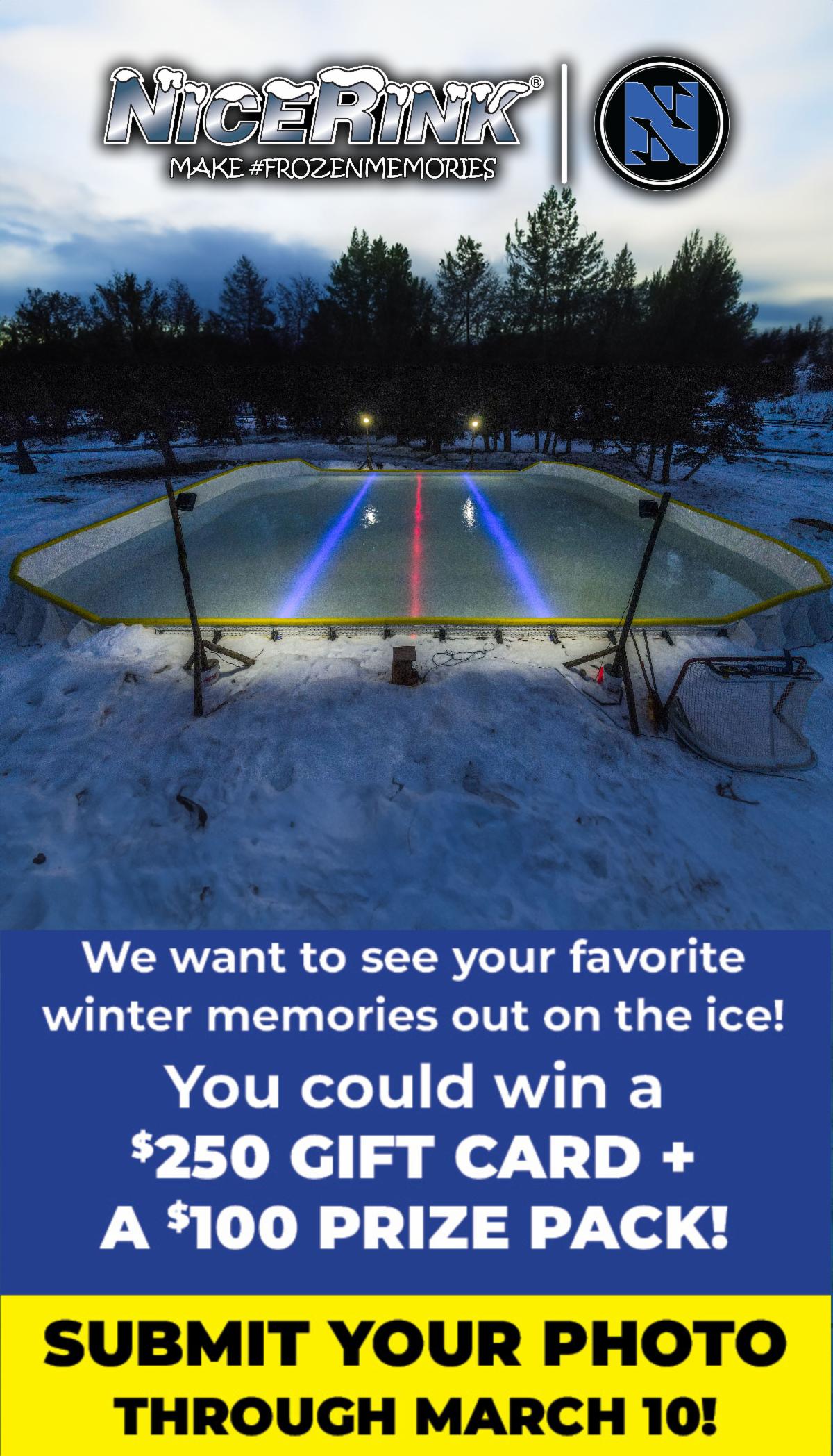 Reminder: NiceRink PHOTO CONTEST win $250+ & More! Share by March 10th ...