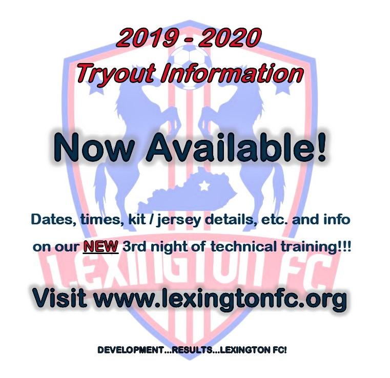 Lexington FC ⚽Weekly Update 5.23.2019⚽