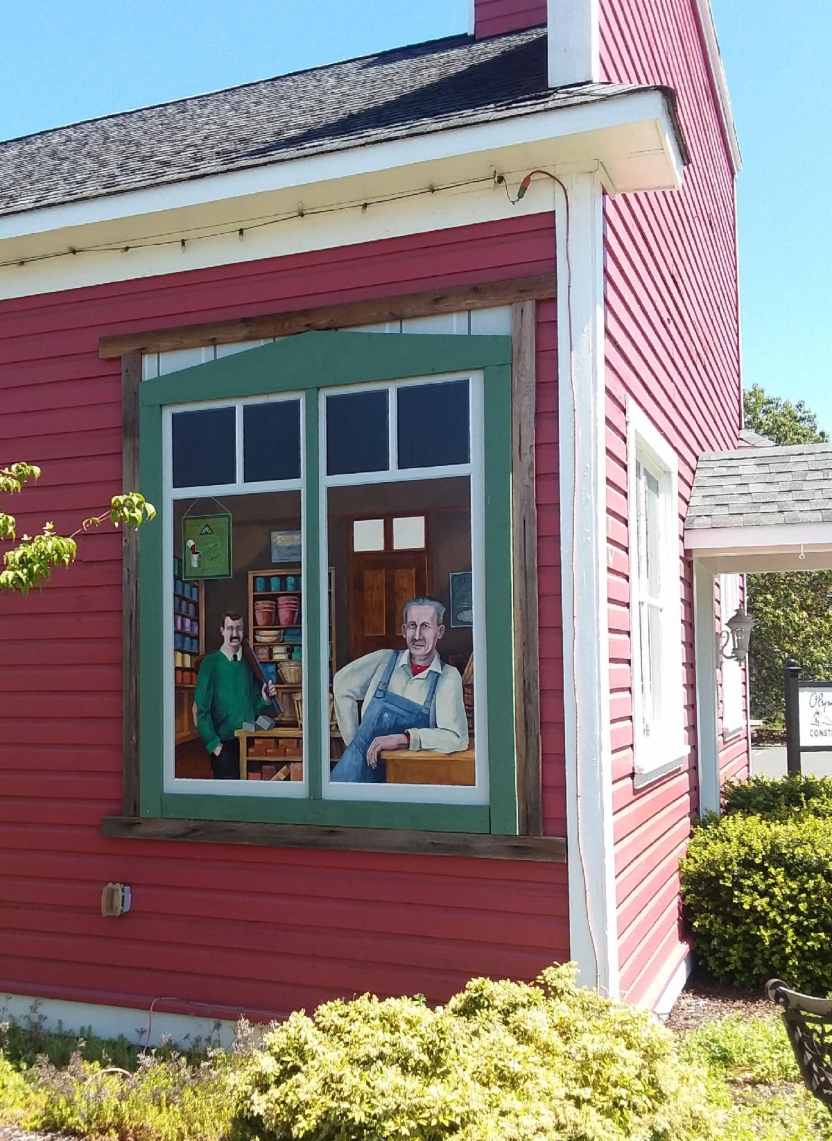 Outdoor Art Depicts Sequim History