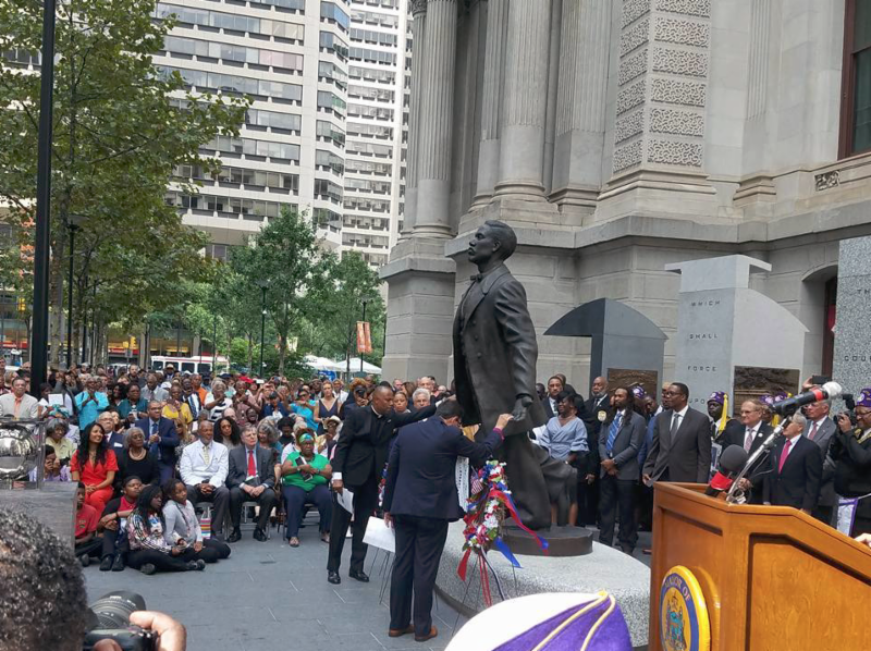 Bishop Blesses Octavius Catto Statue, St. John's Reopens, National ...