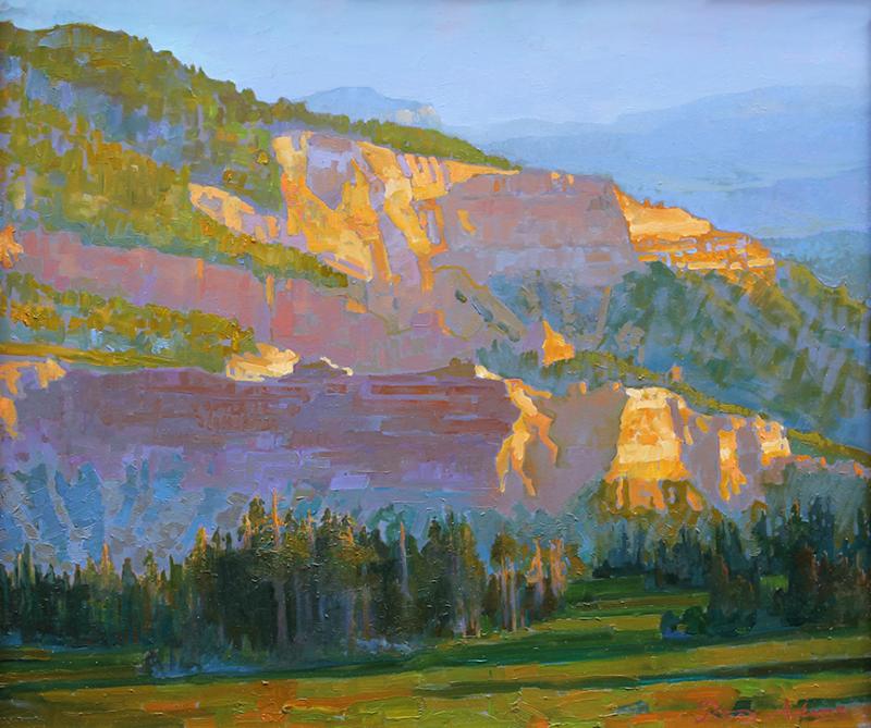 Three beautiful paintings by Peter Adams