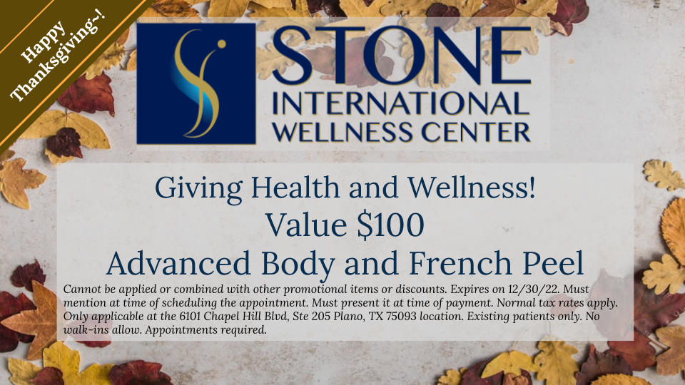 Happy Thanksgiving! Give the Gift of Health and Wellness! | from Stone ...
