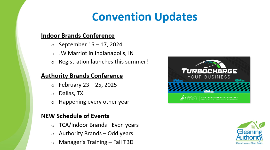 A Note From TCA's Brand President Regarding Conference Fees