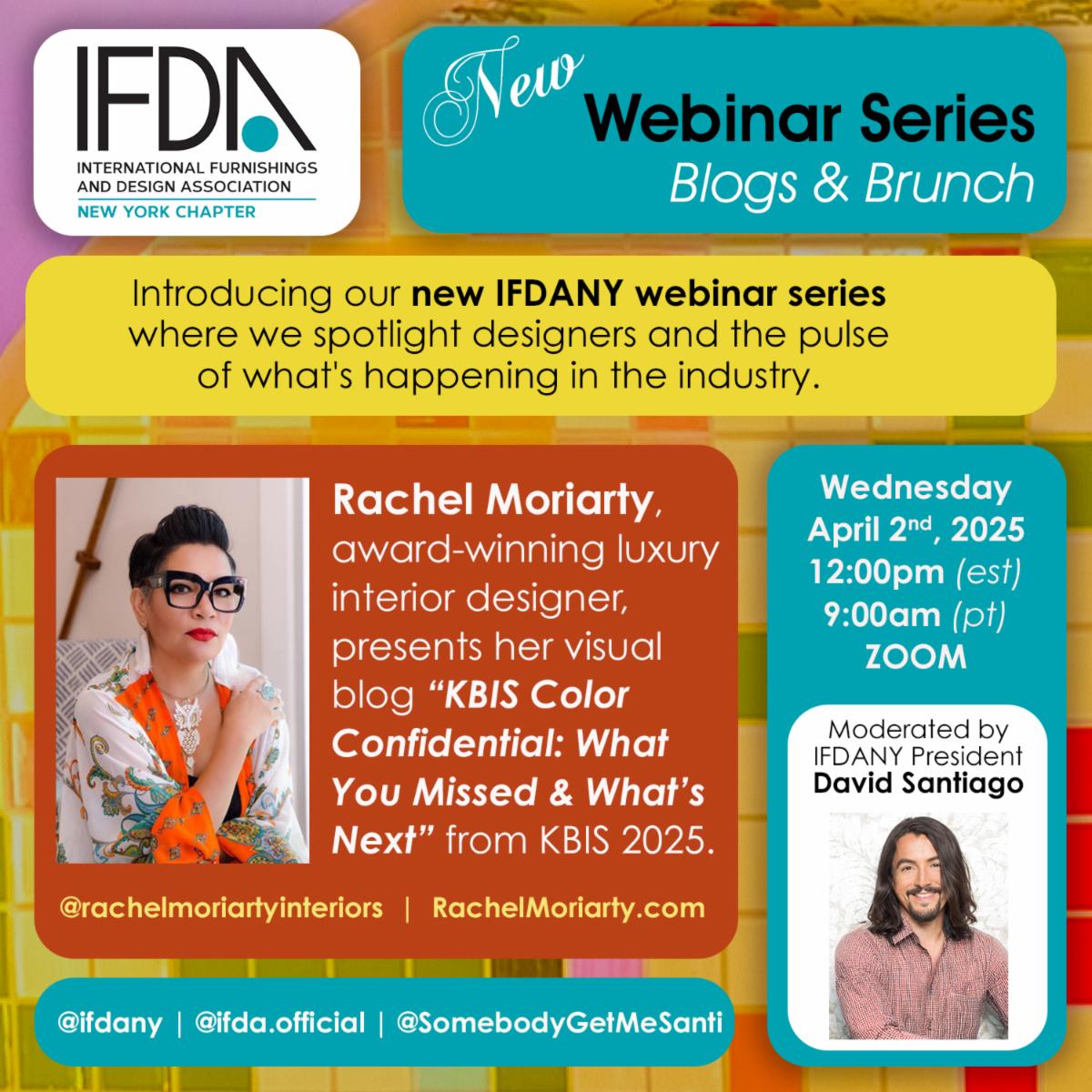 IFDA's New Webiniar Series: KBIS Confidential with Rachel Moriarty