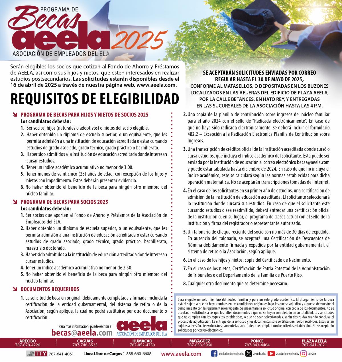 Becas AEELA 2025