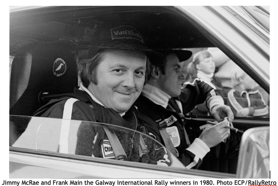 Deja vu Ireland West: Jimmy McRae returns to Galway.